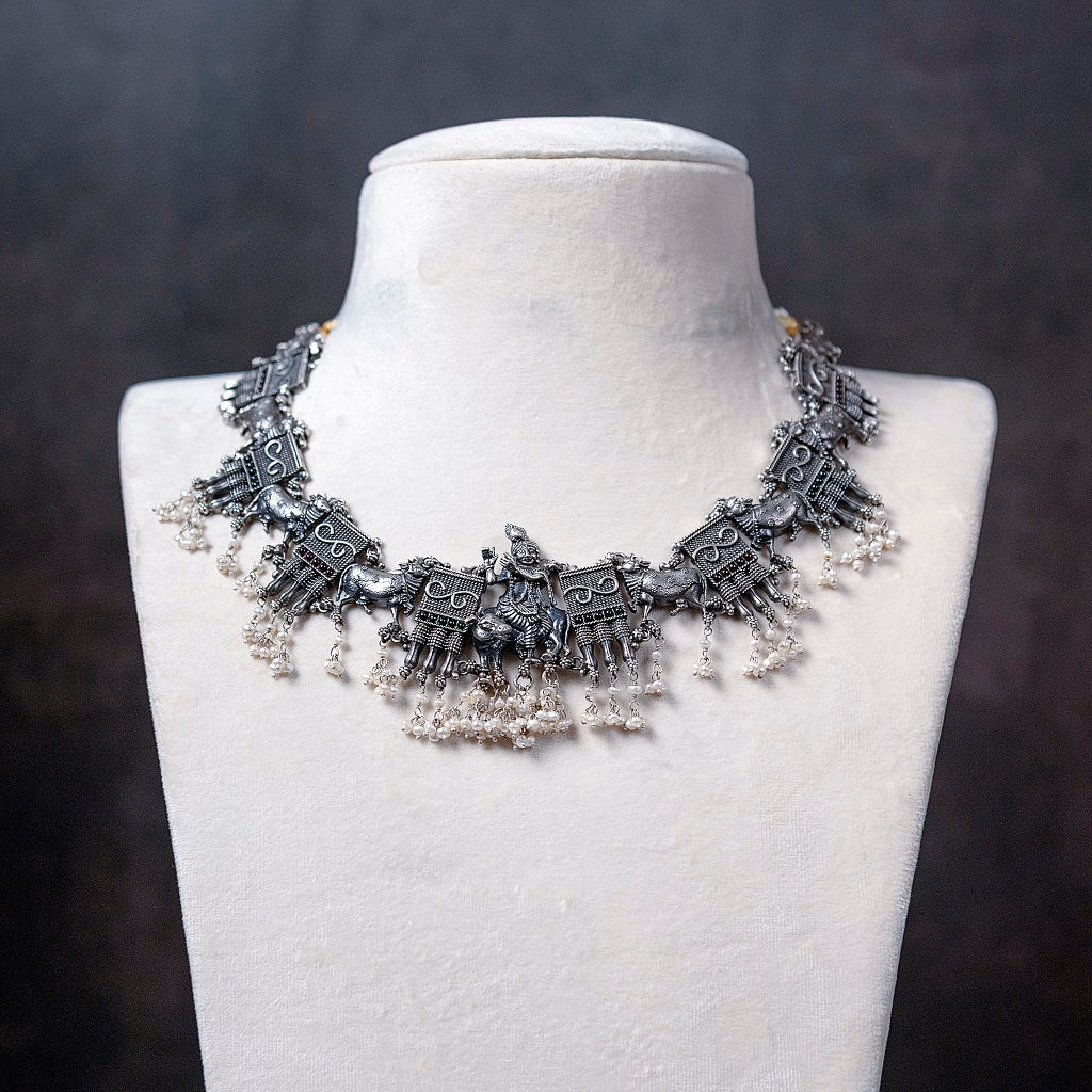 Silver Necklace CH1309 – CHAANDI